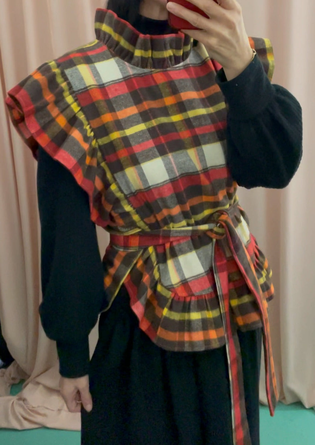 The Multi Plaid Capette | Minkie