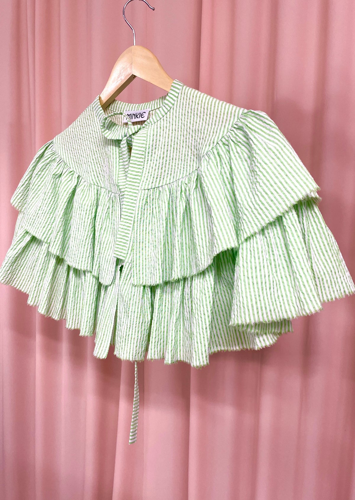 The Green Delaney Cape | Minkie